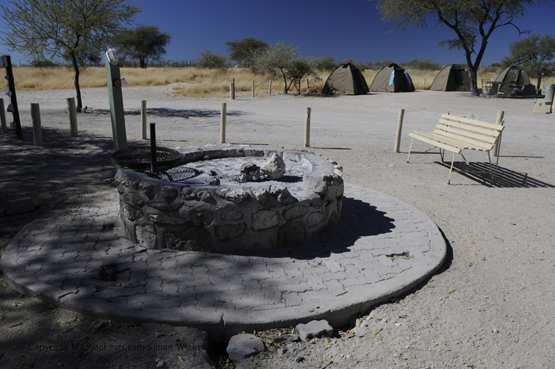 Photograph of Okaukuejo Camping Site Etosha National Park Namibia